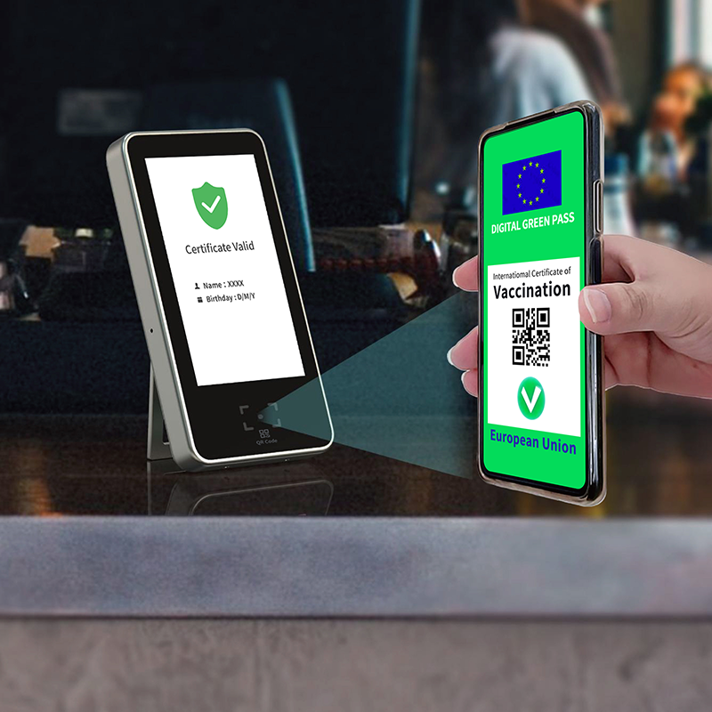 Self-help Greenpass QR Reader CV105 – Cylan AI Life